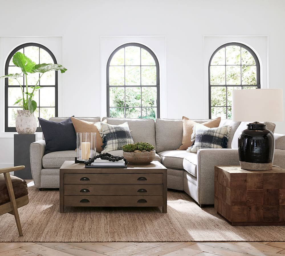 Miller Ceramic Table Lamp, Black | Pottery Barn