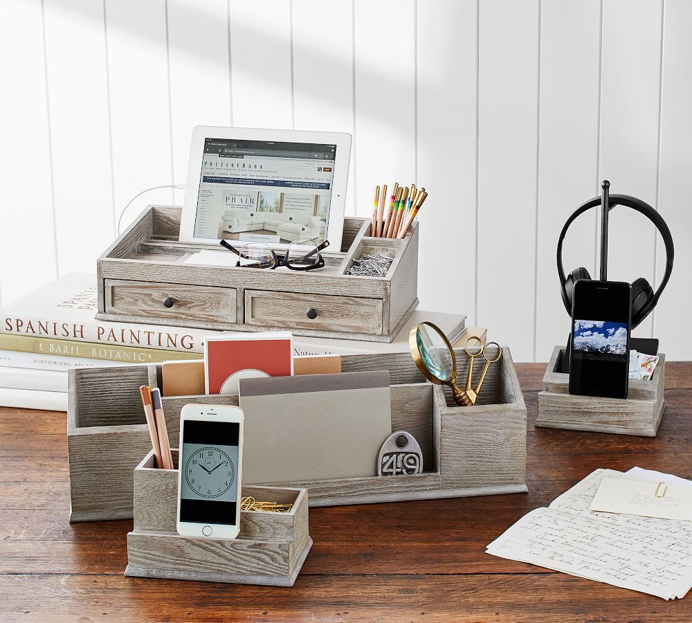 Hastings Tablet Storage Holder | Pottery Barn