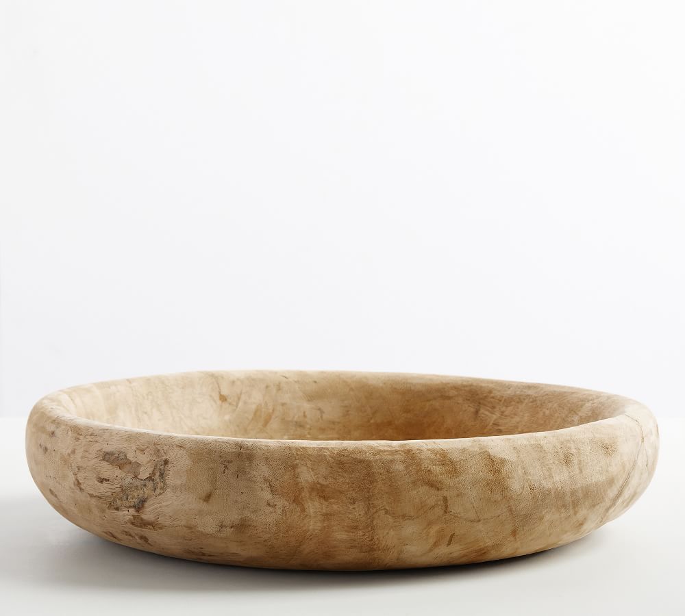 Pottery Barn Wooden Bowl
