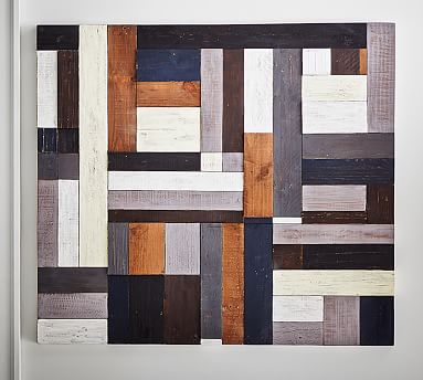 Painted Pieced Woodwork - Neutral | Wall Decor | Pottery Barn
