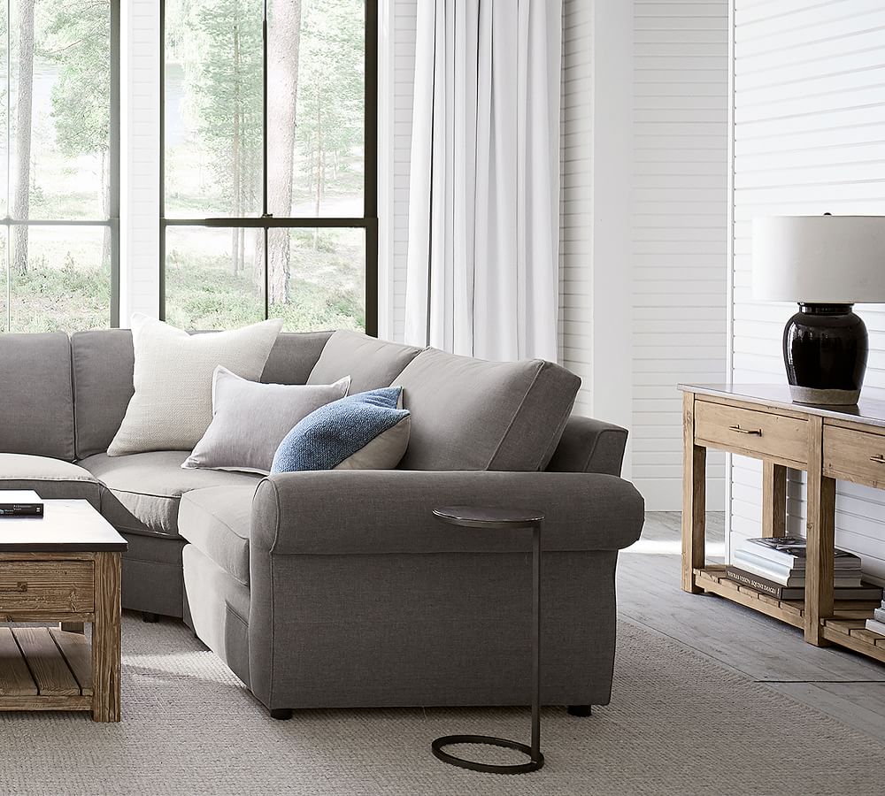 Miller Ceramic Table Lamp, Black | Pottery Barn