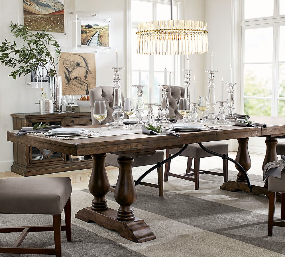 Lorraine Extending Dining Table | Pottery Barn
