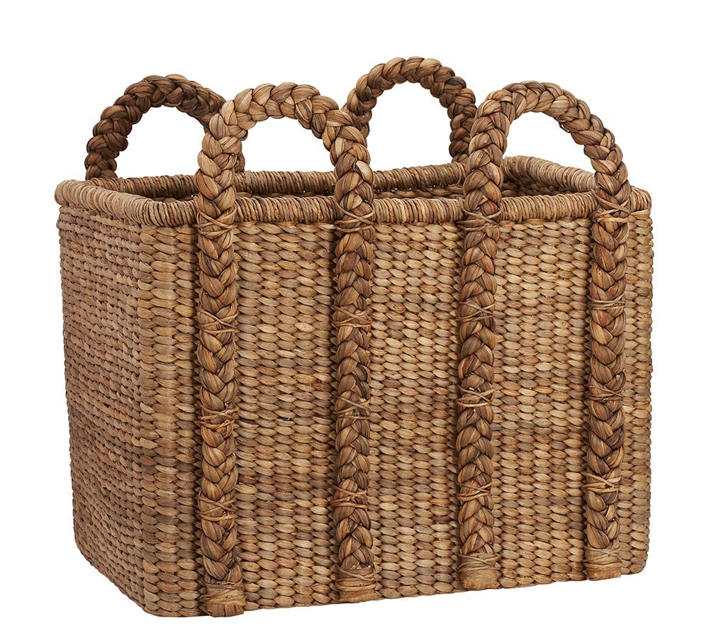 Beachcomber Rectangular Handled Storage Baskets | Pottery Barn