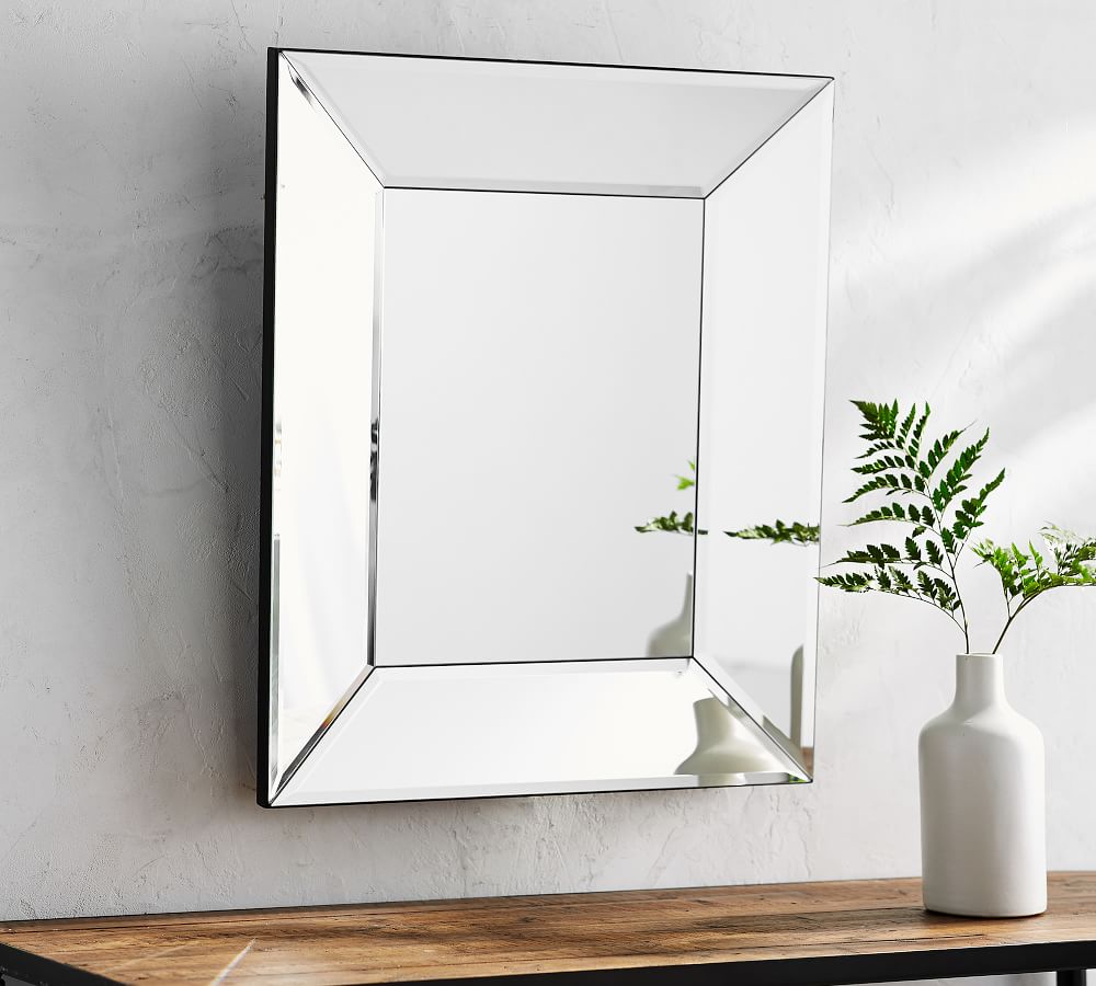 Beveled Glass Frame Mirror | Pottery Barn