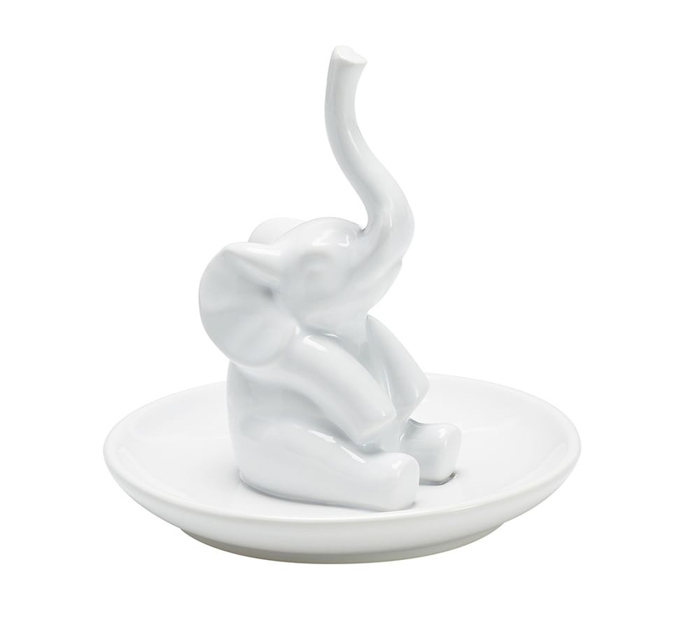 Ceramic Elephant Ring Holder | Pottery Barn