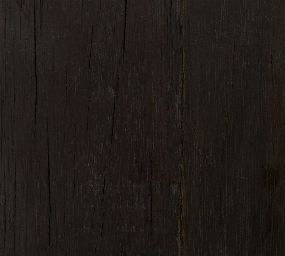 Rustic Black Wood Swatch | Pottery Barn