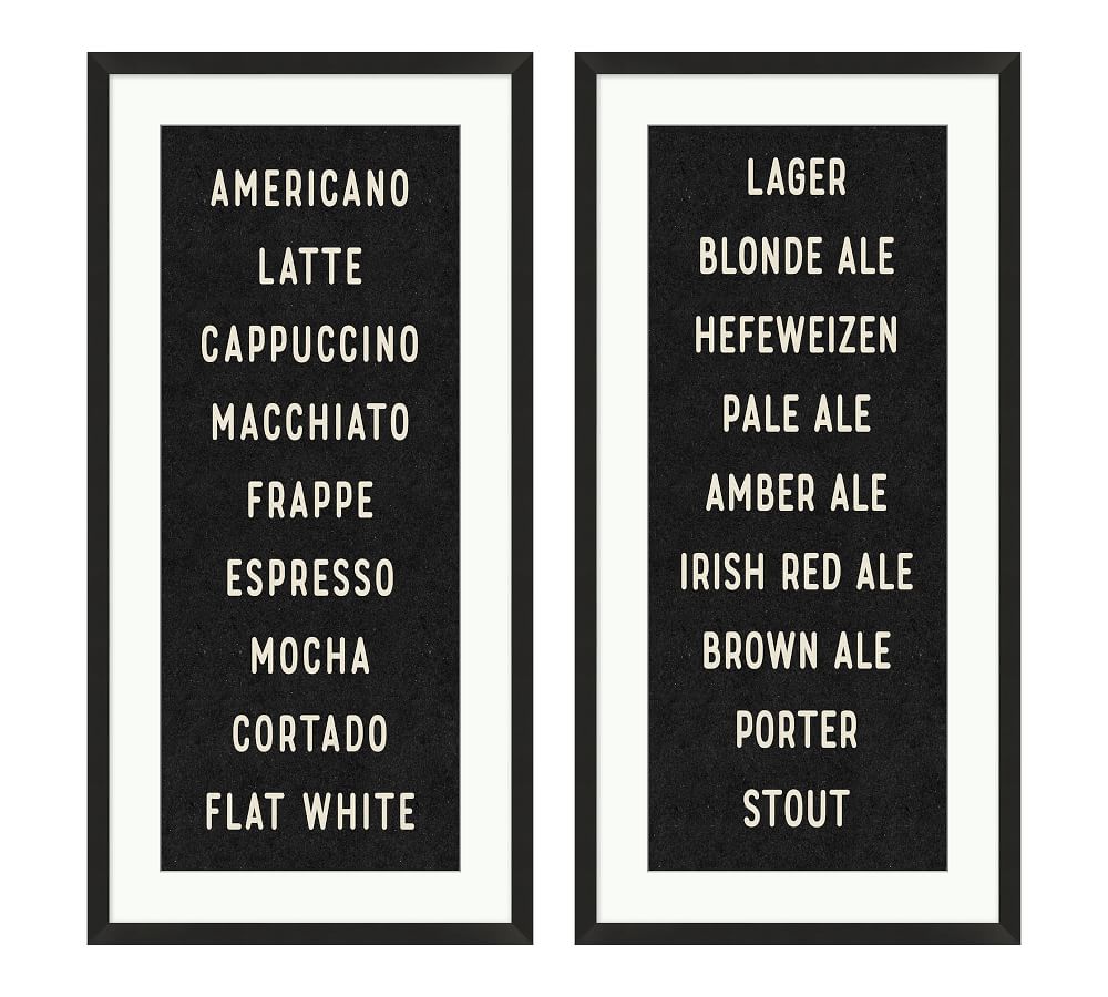 Beverage Sign | Pottery Barn