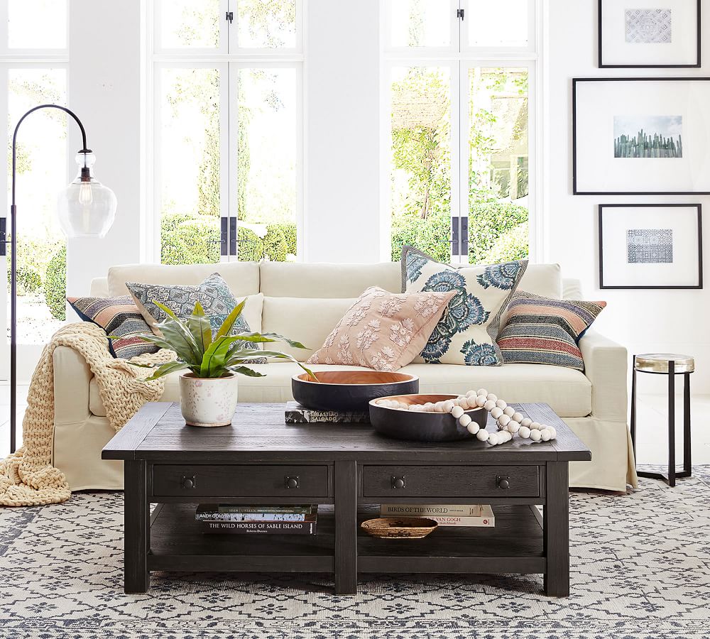 Benchwright 60" Rectangular Coffee Table | Pottery Barn