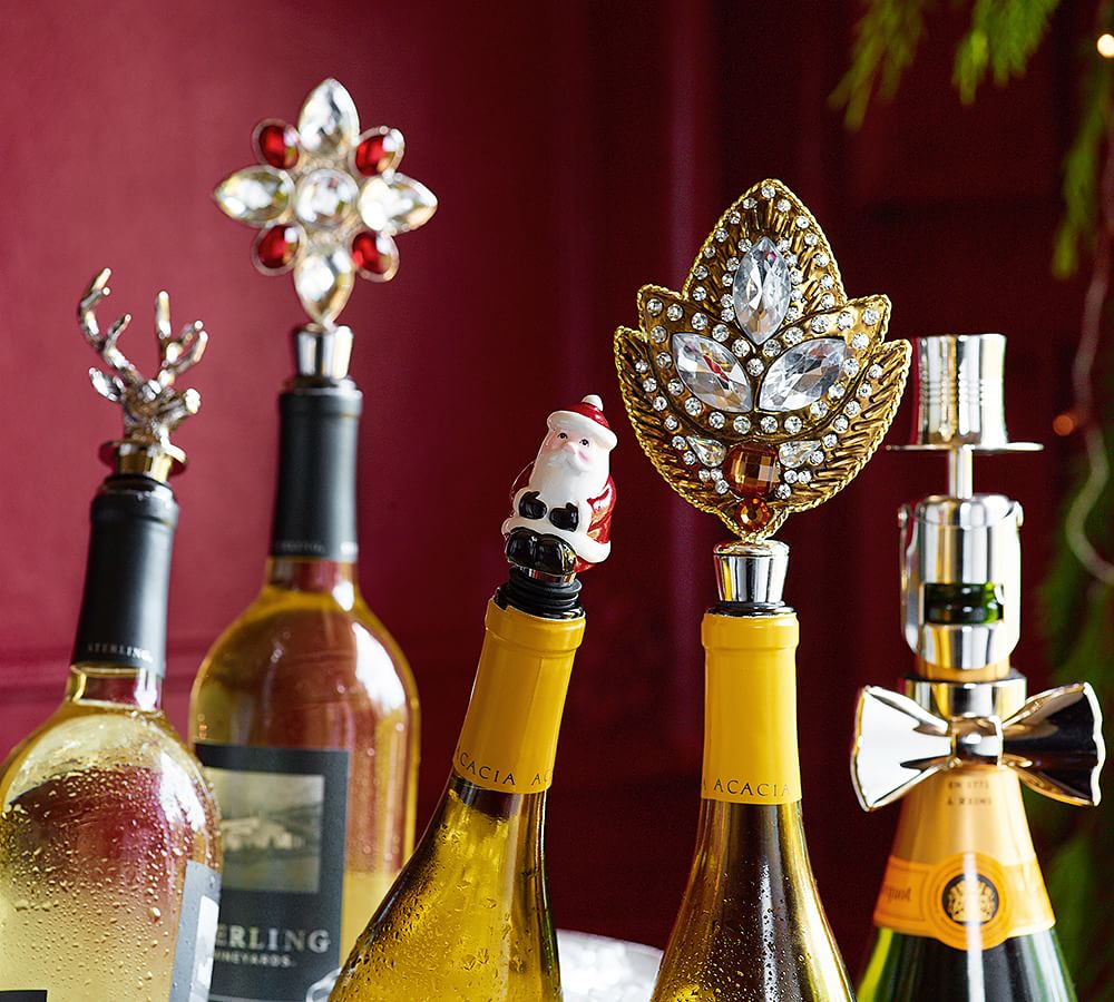 Gold Jeweled Stopper| Wine Accessories | Pottery Barn