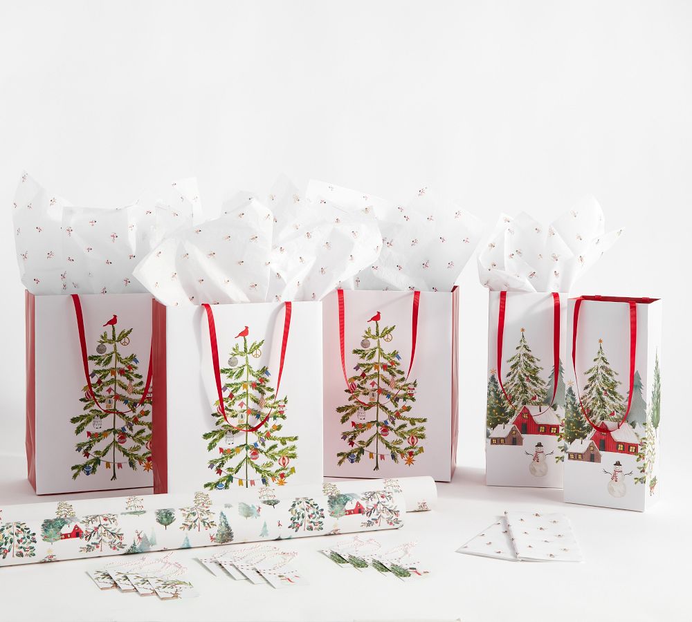 19-Piece Holiday Gift Wrapping Sets | Pottery Barn