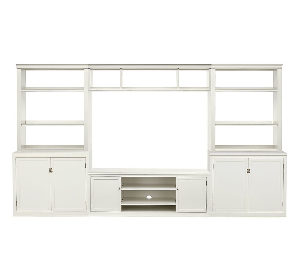 Logan 6-Piece Entertainment Center | Pottery Barn