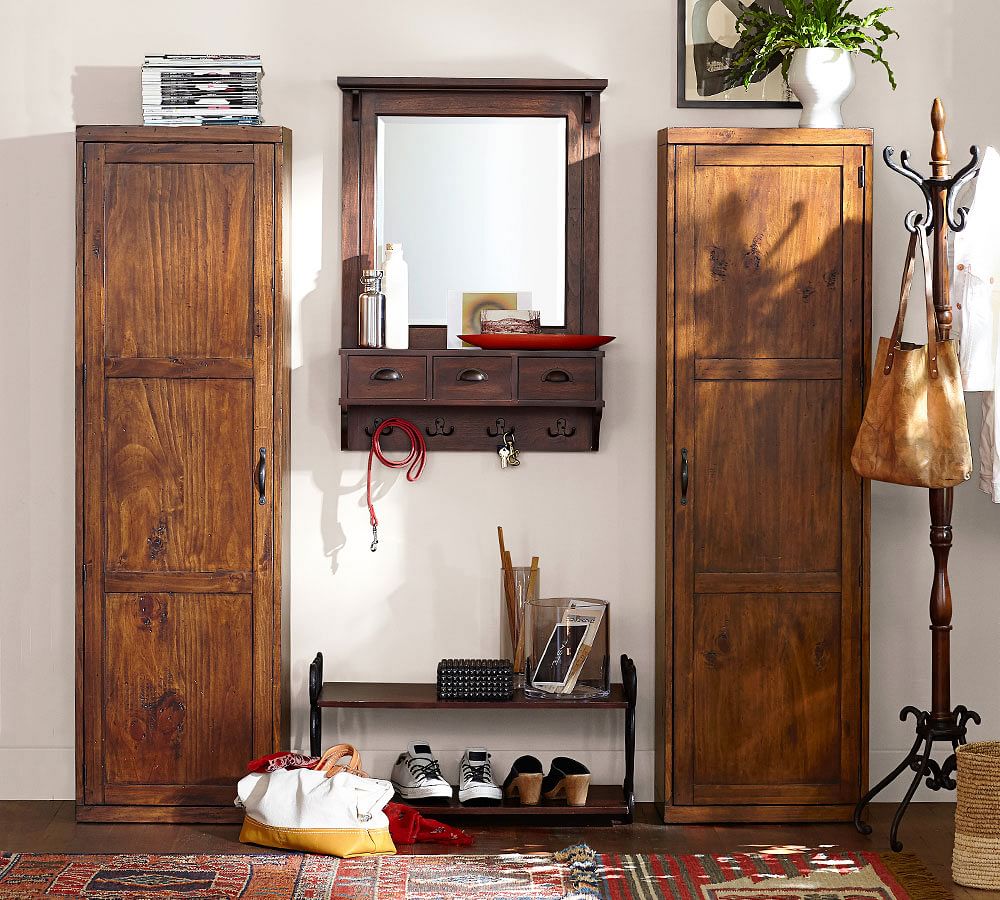 Moran Mango Wood Shoe Rack | Pottery Barn
