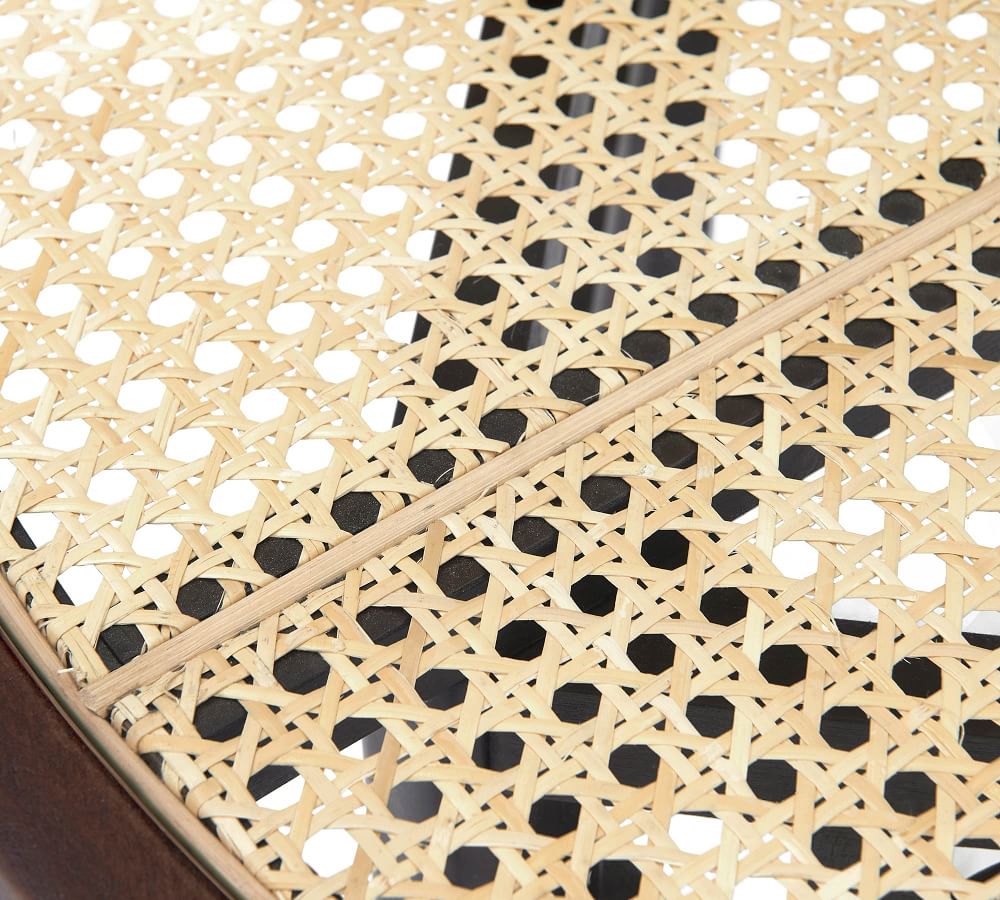 Elsinore Cane Round Dining Table | Pottery Barn