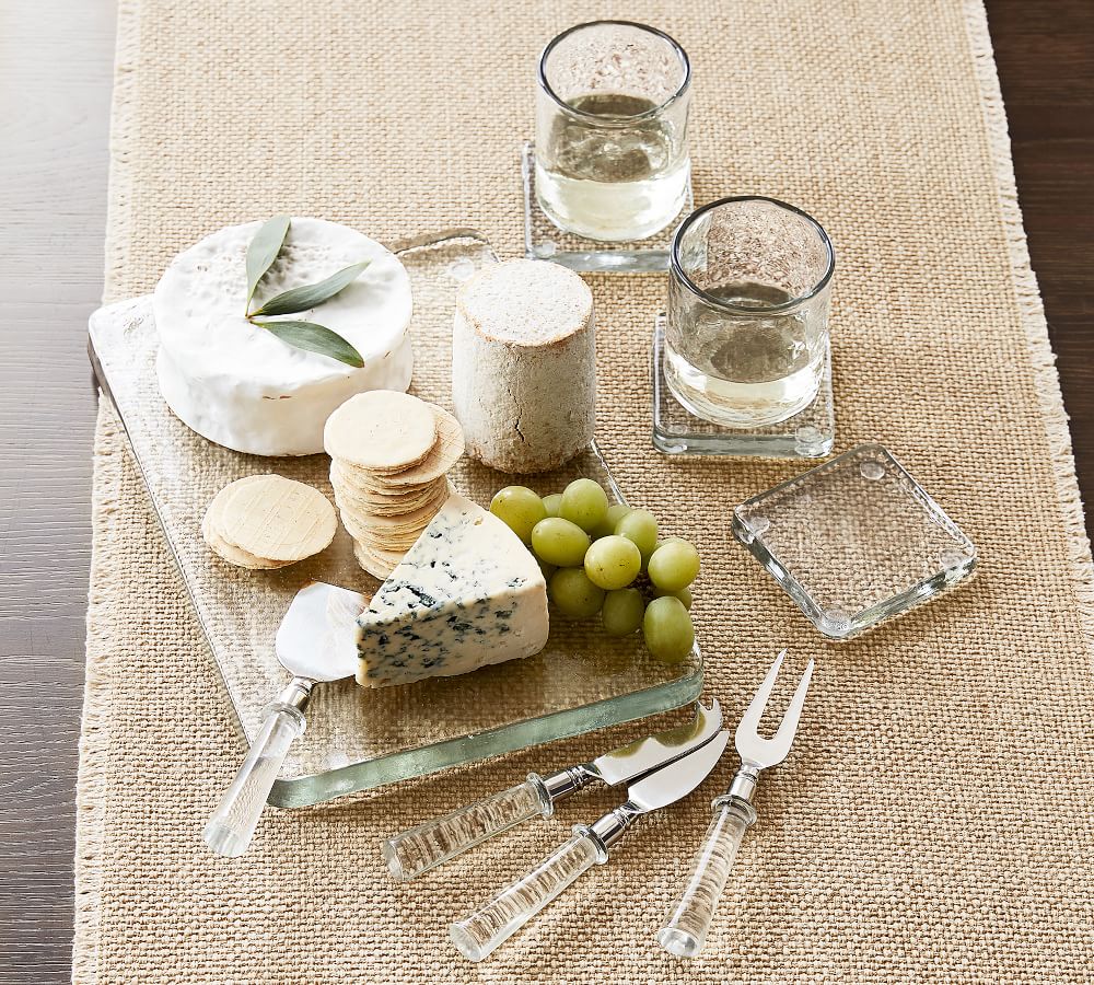 Slab Glass Coasters - Set of 4 | Bar Accessories | Pottery Barn