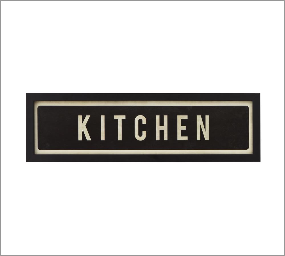 Framed Kitchen Sign | Pottery Barn
