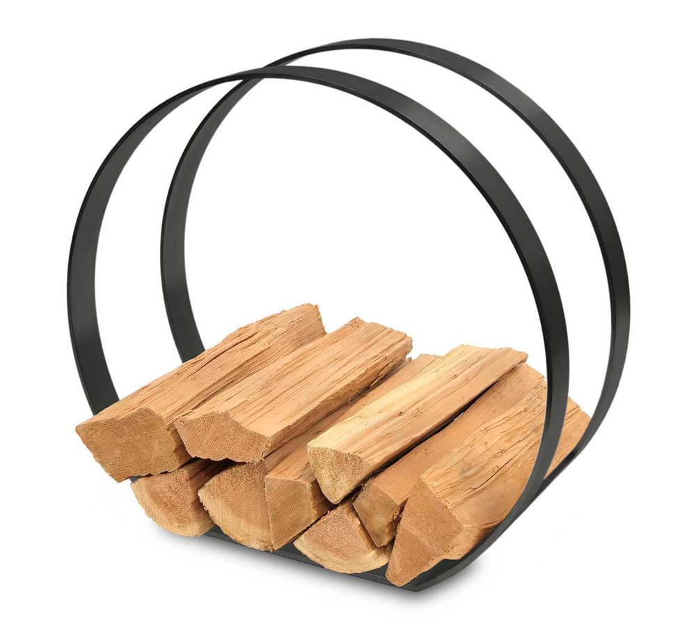 Modern Round Firewood Rack | Pottery Barn