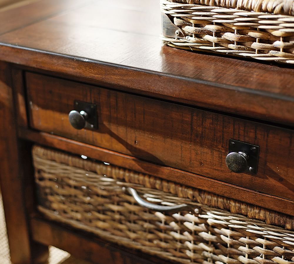 Benchwright 54" Rectangular Coffee Table | Pottery Barn