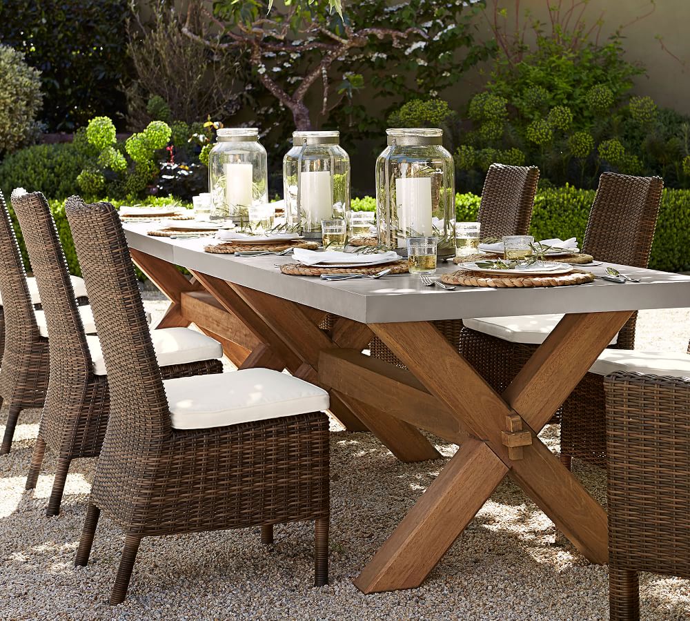 Torrey All-Weather Wicker Dining Side Chair | Pottery Barn