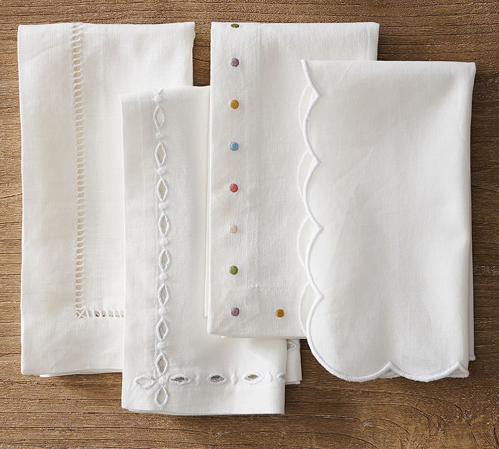 Scalloped Edge Napkin | Pottery Barn