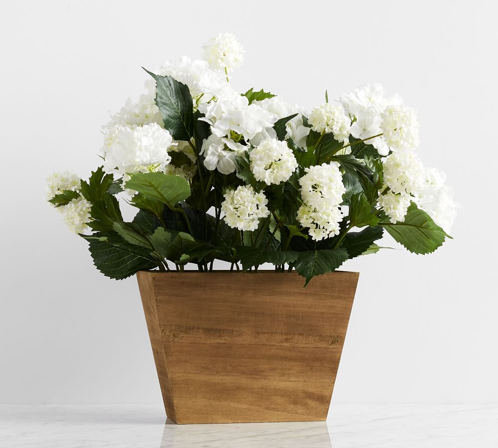 Faux Snowball Hydrangea
