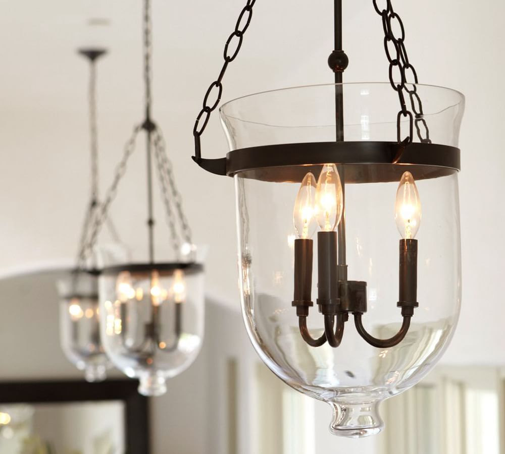 Hundi Metal & Glass Pendant | Pottery Barn