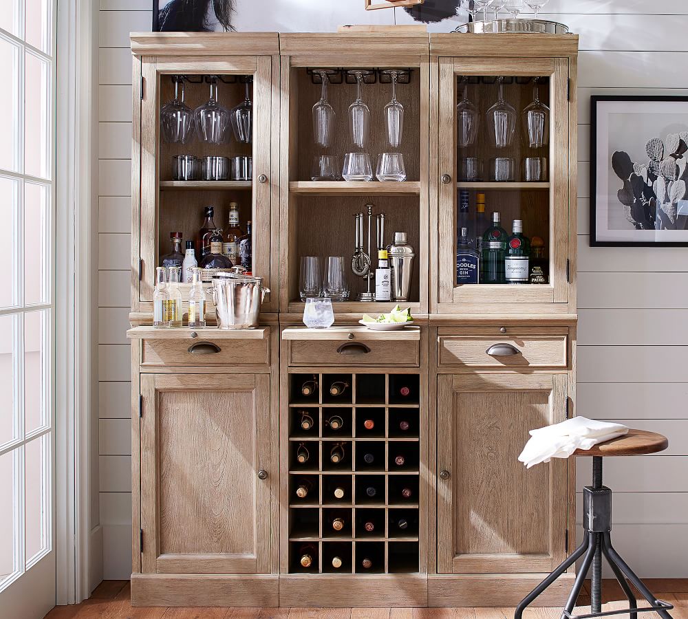 Modular Bar System with Hutch | Bar Furniture | Pottery Barn