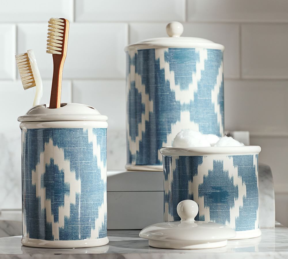 Ikat Bath Accessories | Pottery Barn