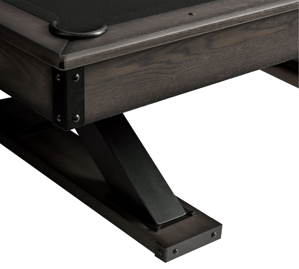 Industrial X-Base Pool Table | Game Table | Pottery Barn