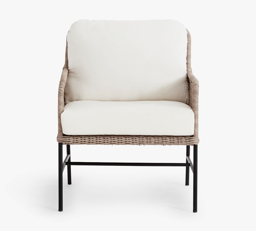 Tulum All-Weather Wicker 24.5" Patio Lounge Chair | Pottery Barn