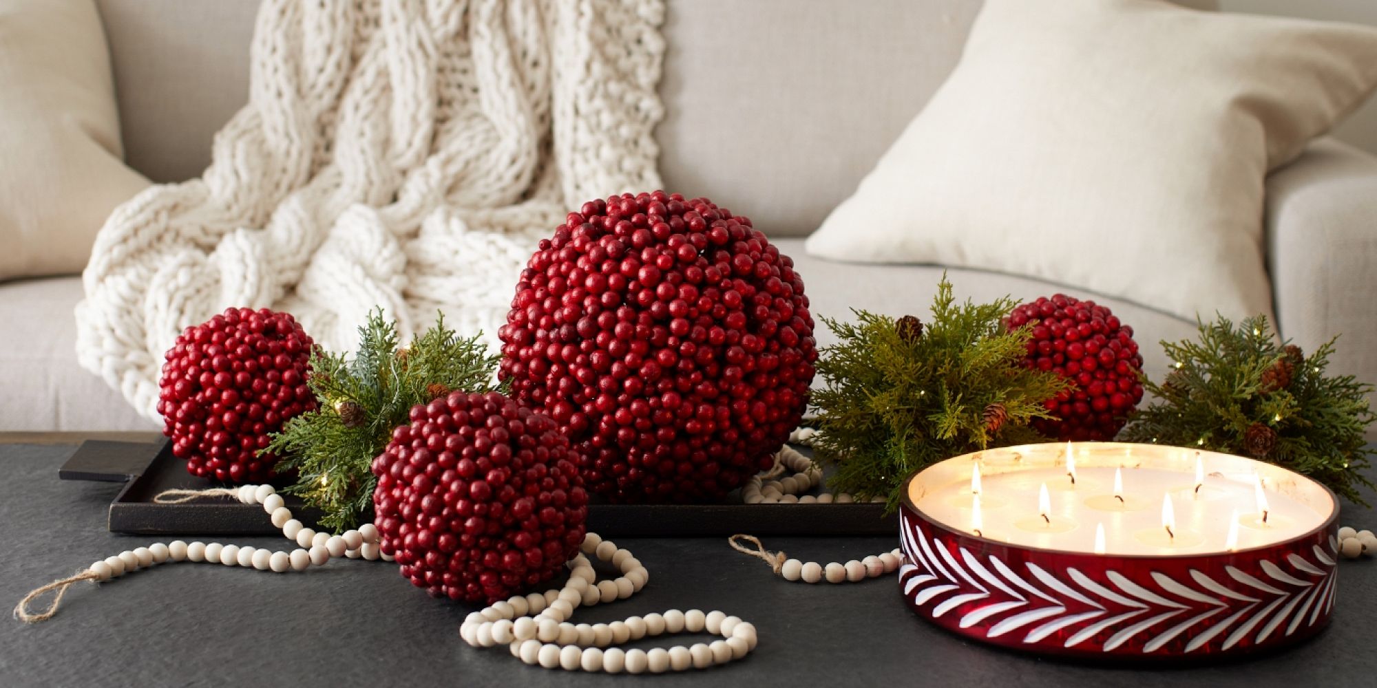 Faux Berry Kissing Ball | Pottery Barn