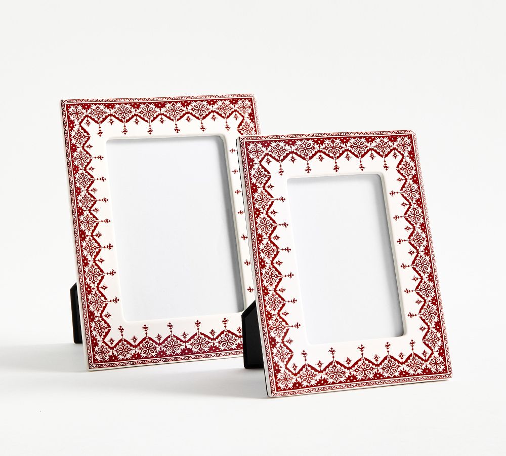 Tahoe Stoneware Frame | Pottery Barn
