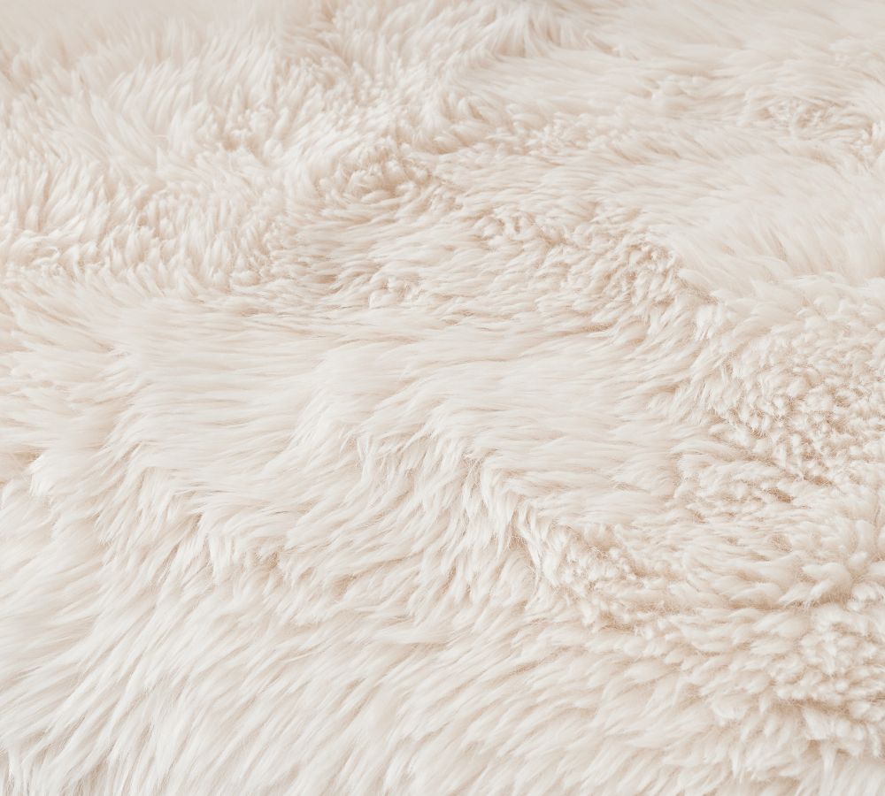 Luxe Faux Fur Pet Throws | Pottery Barn