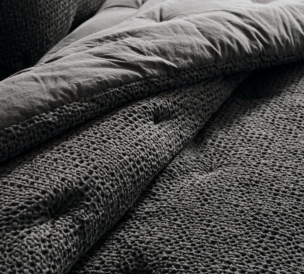Vintage Washed Cotton/Linen Comforter | Pottery Barn
