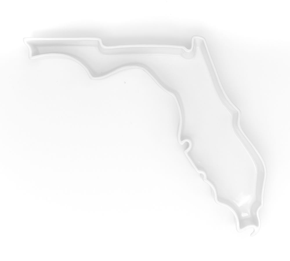 Lark Handmade Porcelain State Platter | Pottery Barn