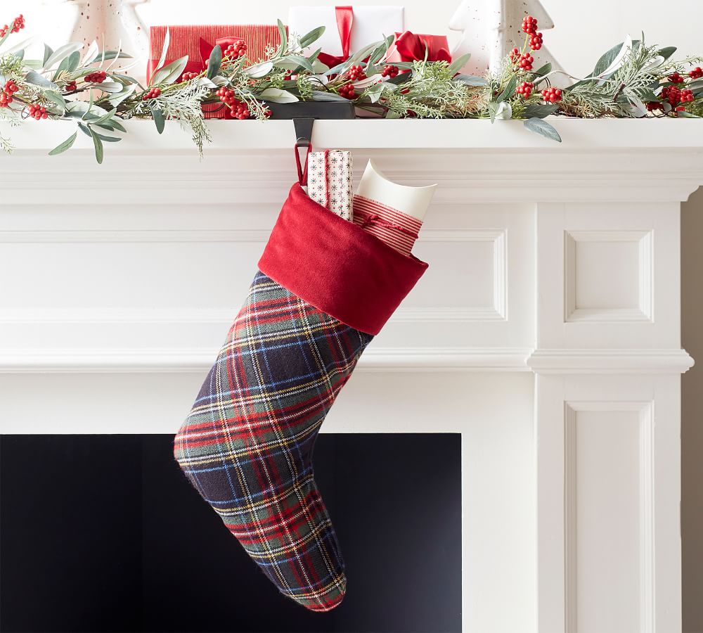 Plaid Stockings | Pottery Barn