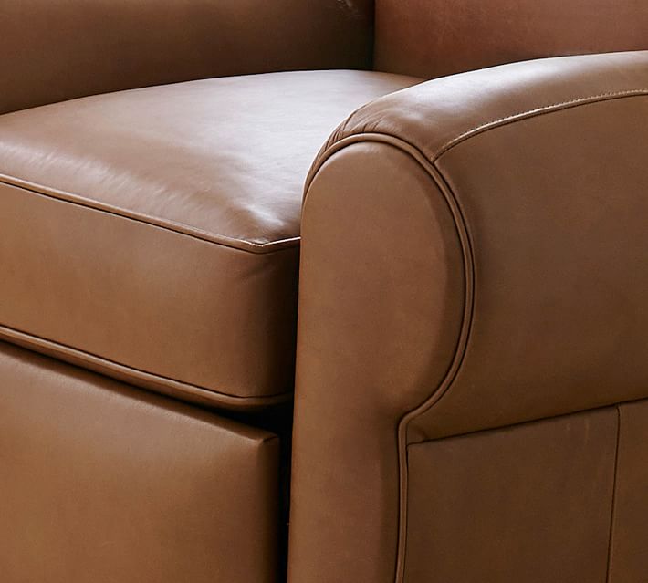 Manhattan Leather Recliner | Pottery Barn
