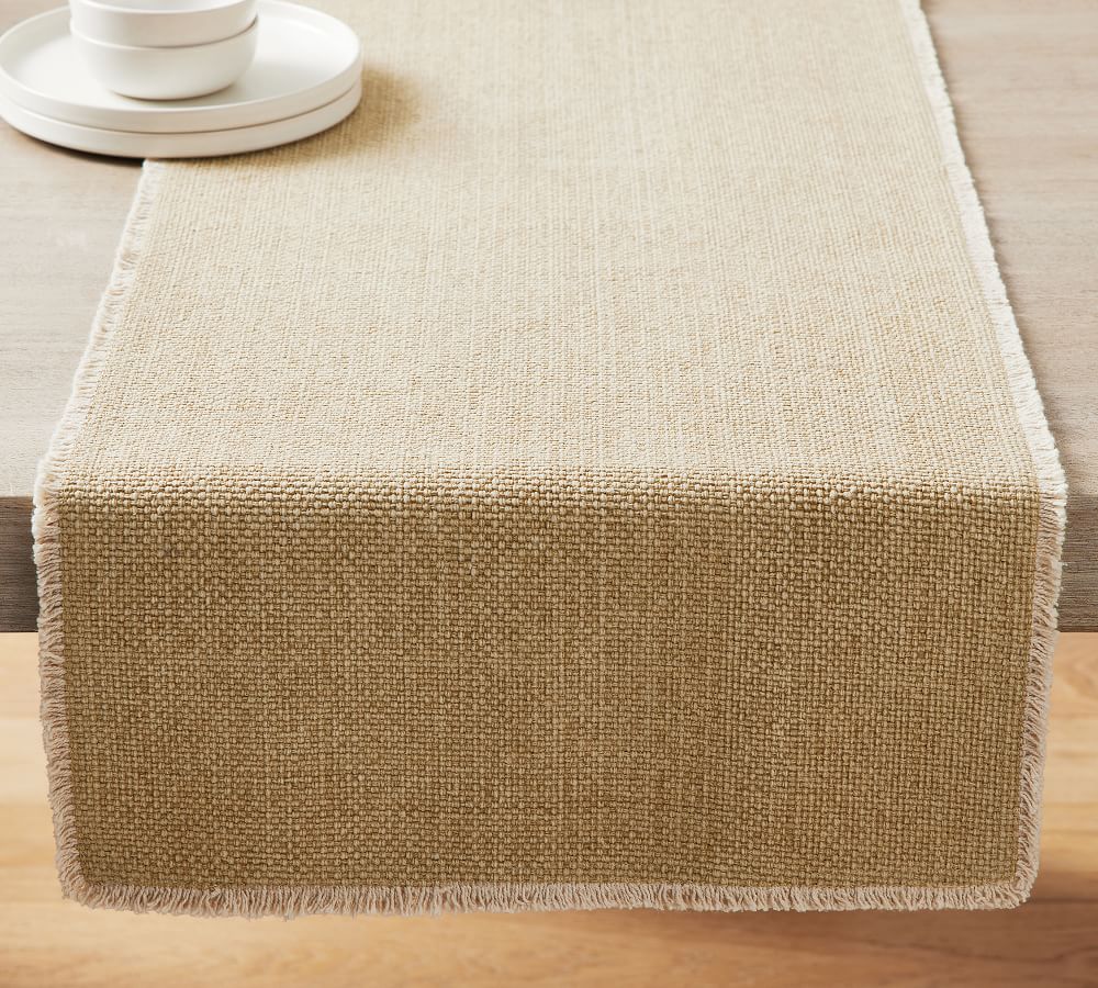 Mason Fringe Table Runner | Pottery Barn