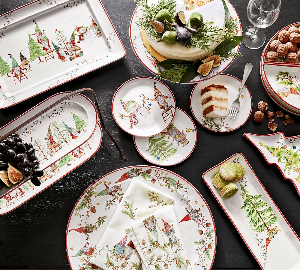 Forest Gnome Stoneware Dinnerware Collection | Pottery Barn