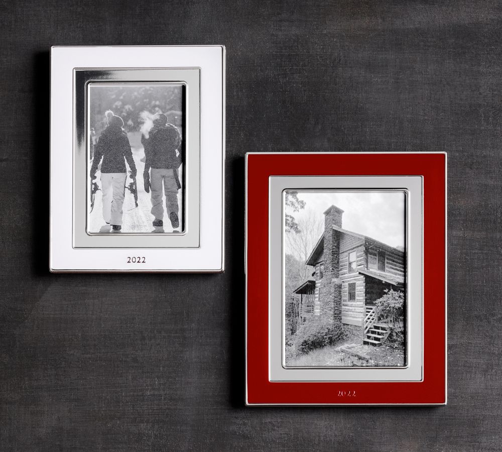 2022 Dated Enamel Frames | Pottery Barn