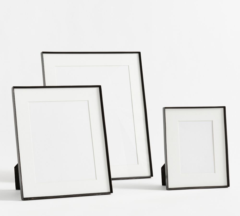 Stowe Modern Metal Handcrafted Assorted Frames - Set of 3 | Pottery Barn