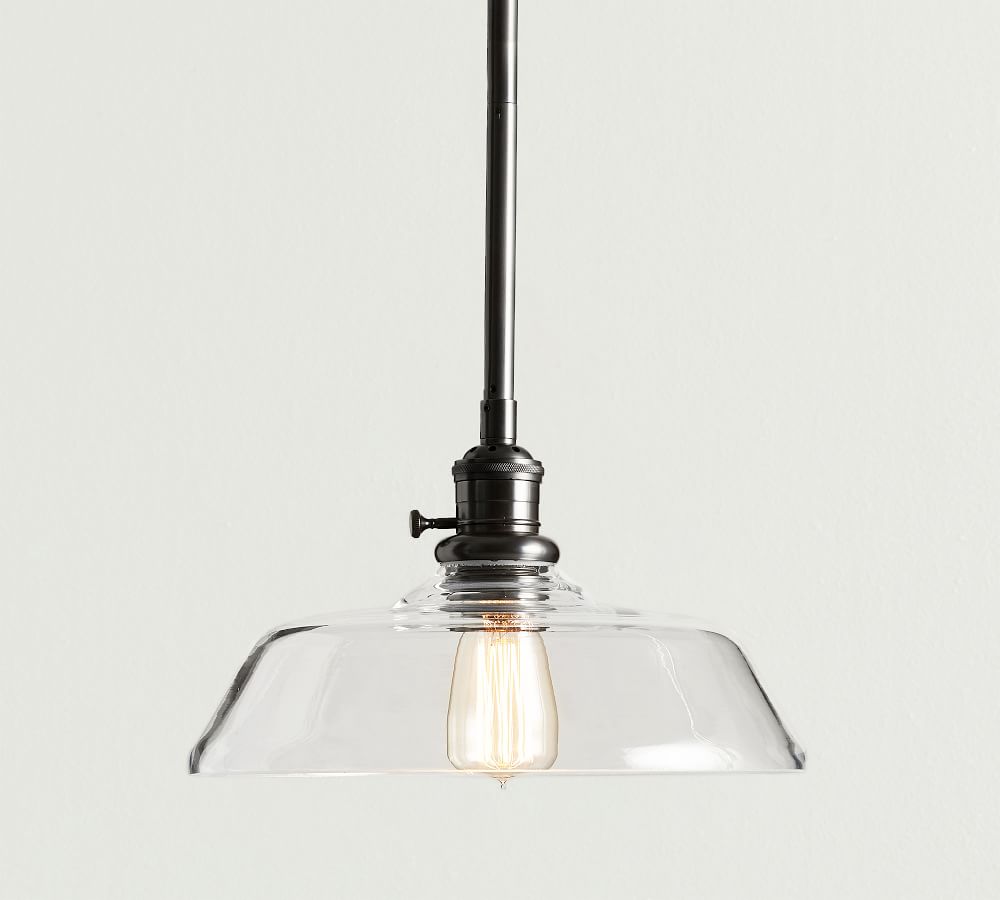 Farmhouse Glass Pole Pendant | Pottery Barn