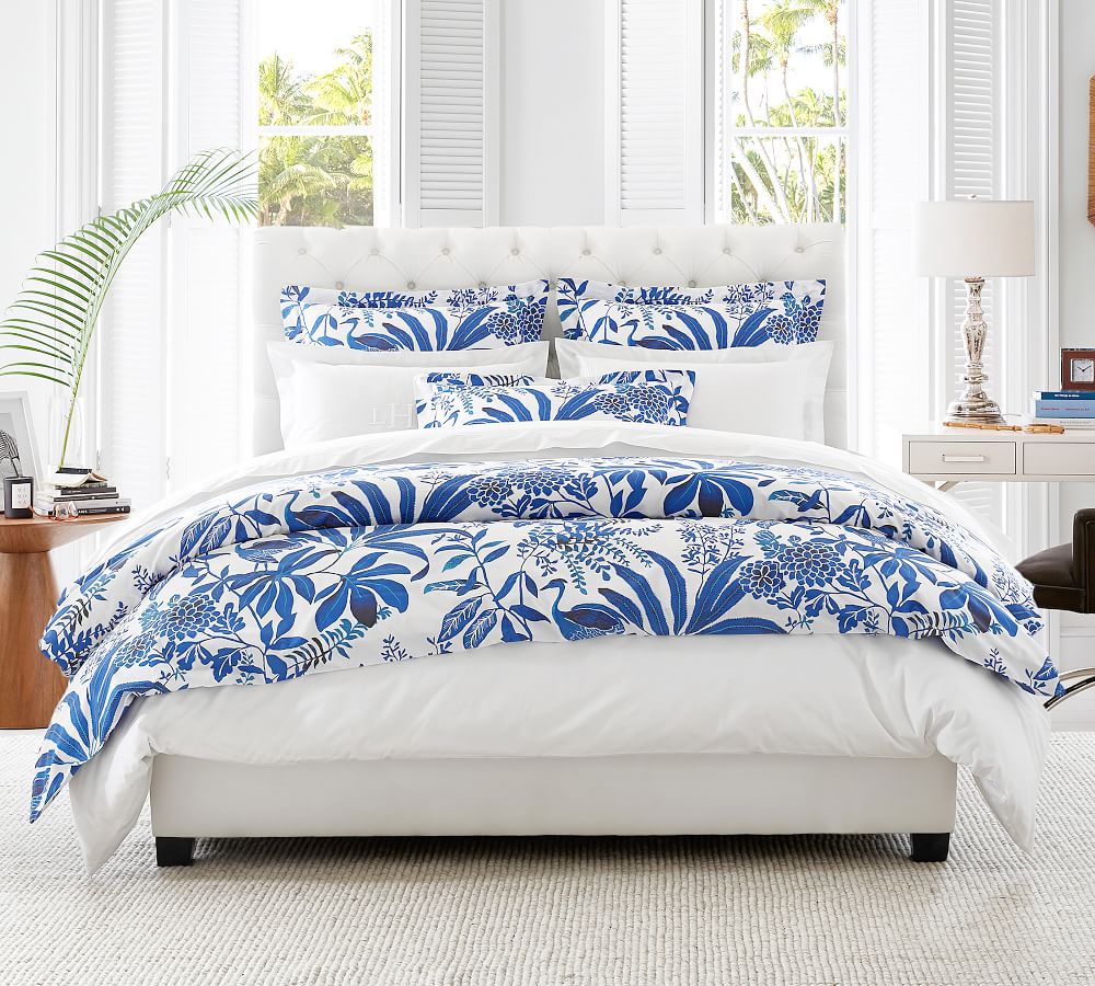 Toile Bird Organic Cotton Sham | Pottery Barn