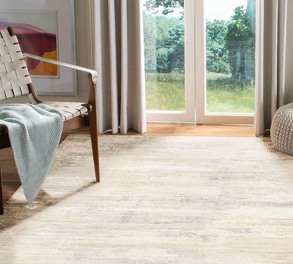 Arabelle Handloomed Jute Chenille Rug | Pottery Barn