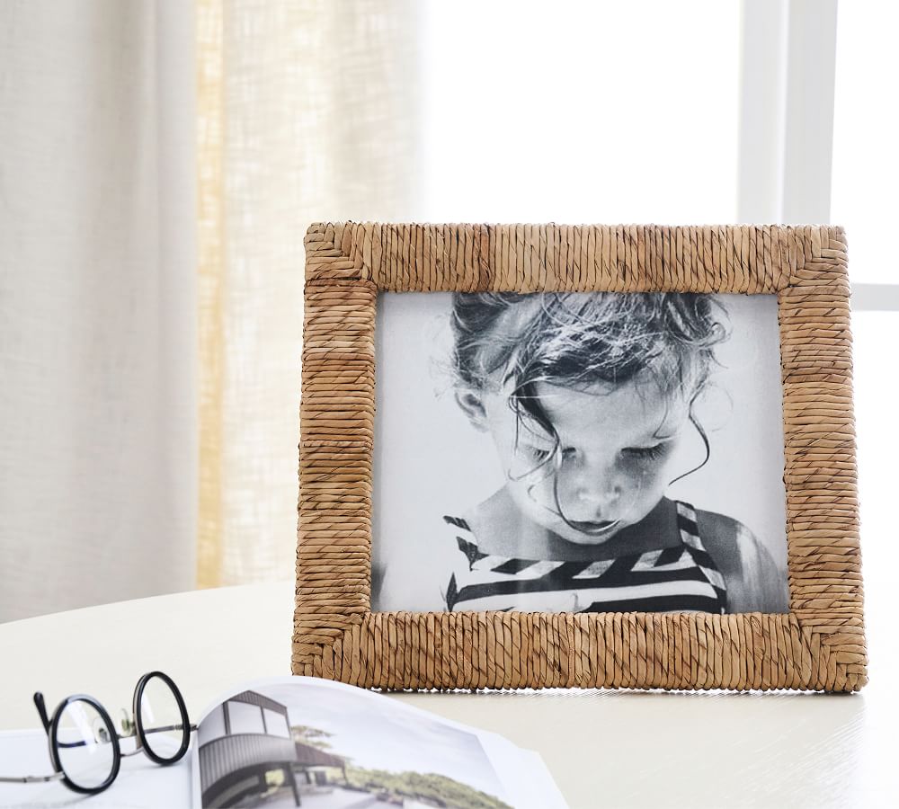 Malibu Woven Seagrass Frames | Pottery Barn