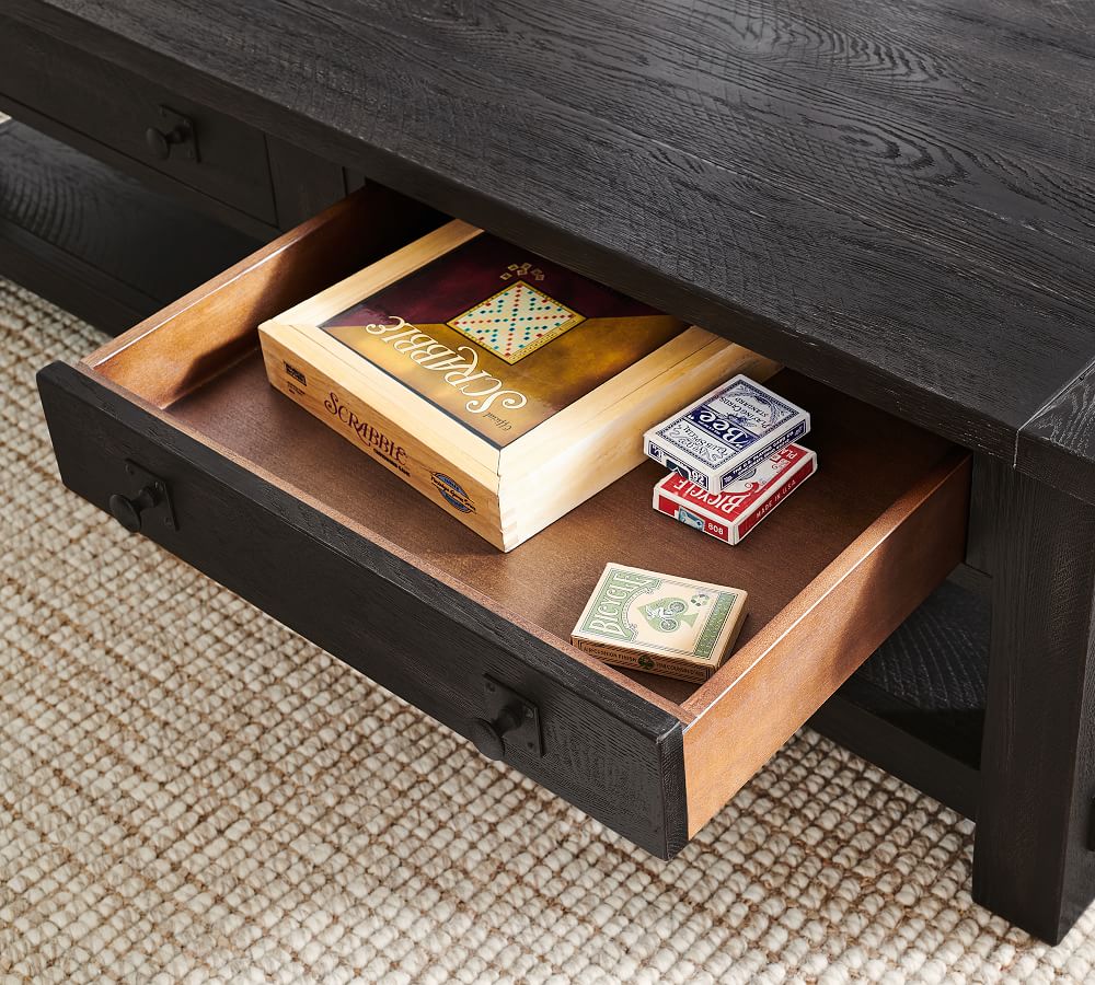 Benchwright 54" Rectangular Coffee Table | Pottery Barn