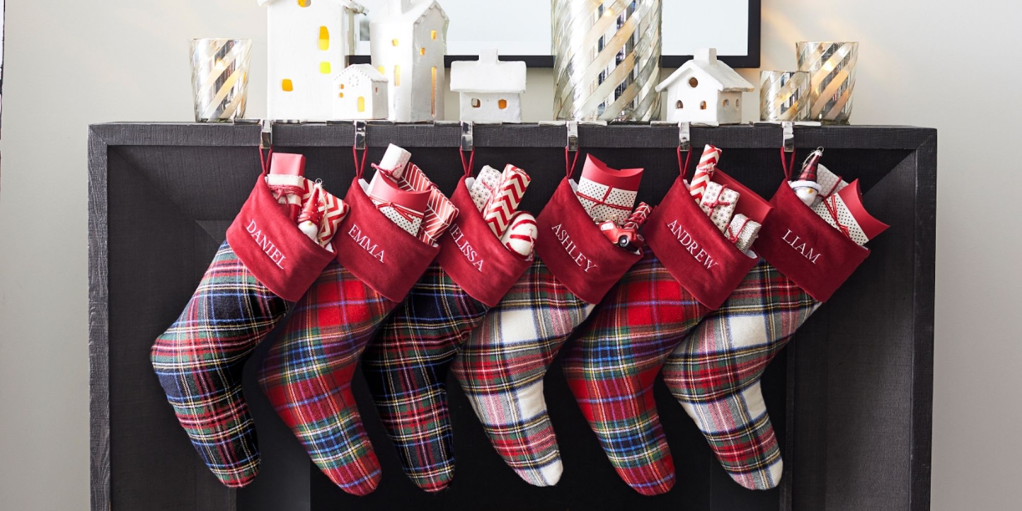 Plaid Stockings | Pottery Barn