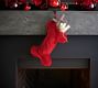 Classic Velvet Bone Stocking | Pottery Barn
