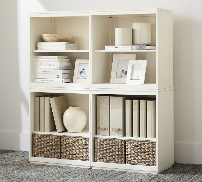 Windsor 23.5" x 26" 2-Shelf Bookcase | Pottery Barn
