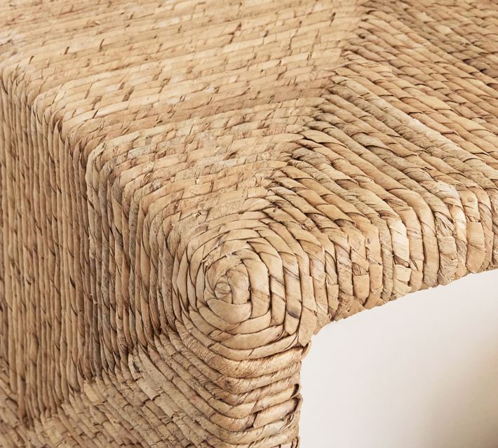 Malibu Rectangular Woven Coffee Table | Pottery Barn