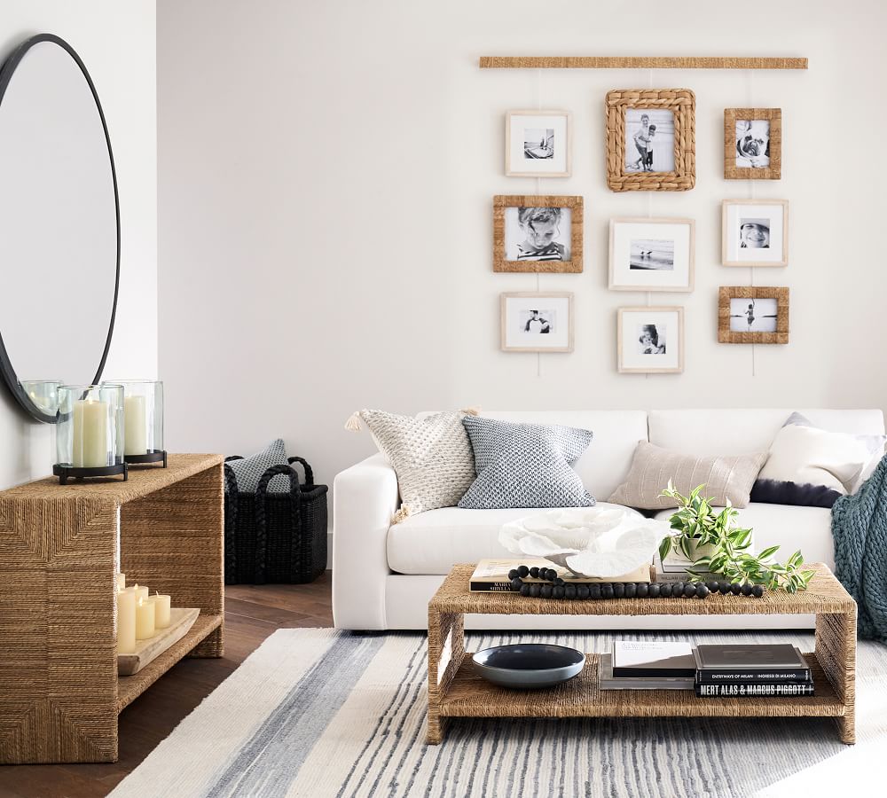 Malibu Woven Console Table | Pottery Barn